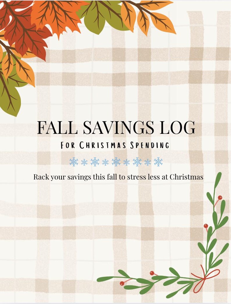 Holiday Budget Planner Bundle: Christmas Spending Tracker (canva ...