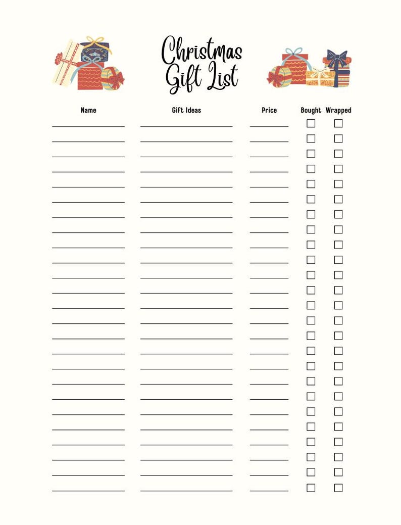 Holiday Budget Planner Bundle: Christmas Spending Tracker (canva ...