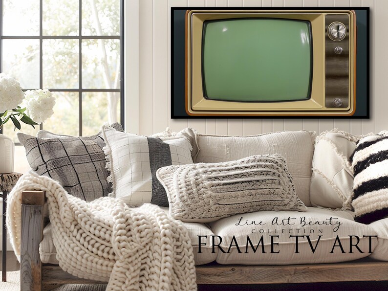 Retro TV Art for Samsung Frame: 1950s Style (digital Download) - Etsy