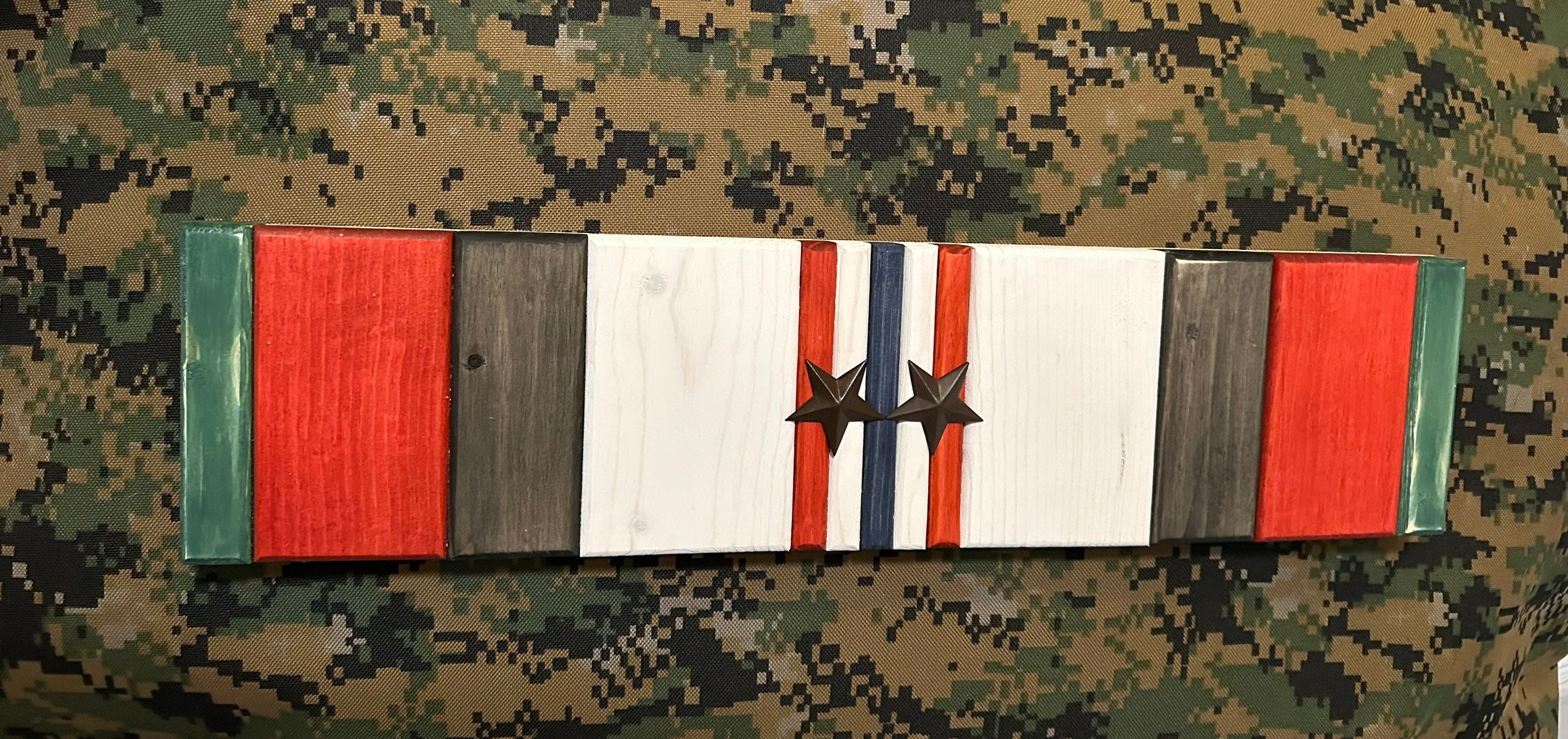 Afghanistan Campaign - Solid Wood Military Ribbon - Etsy