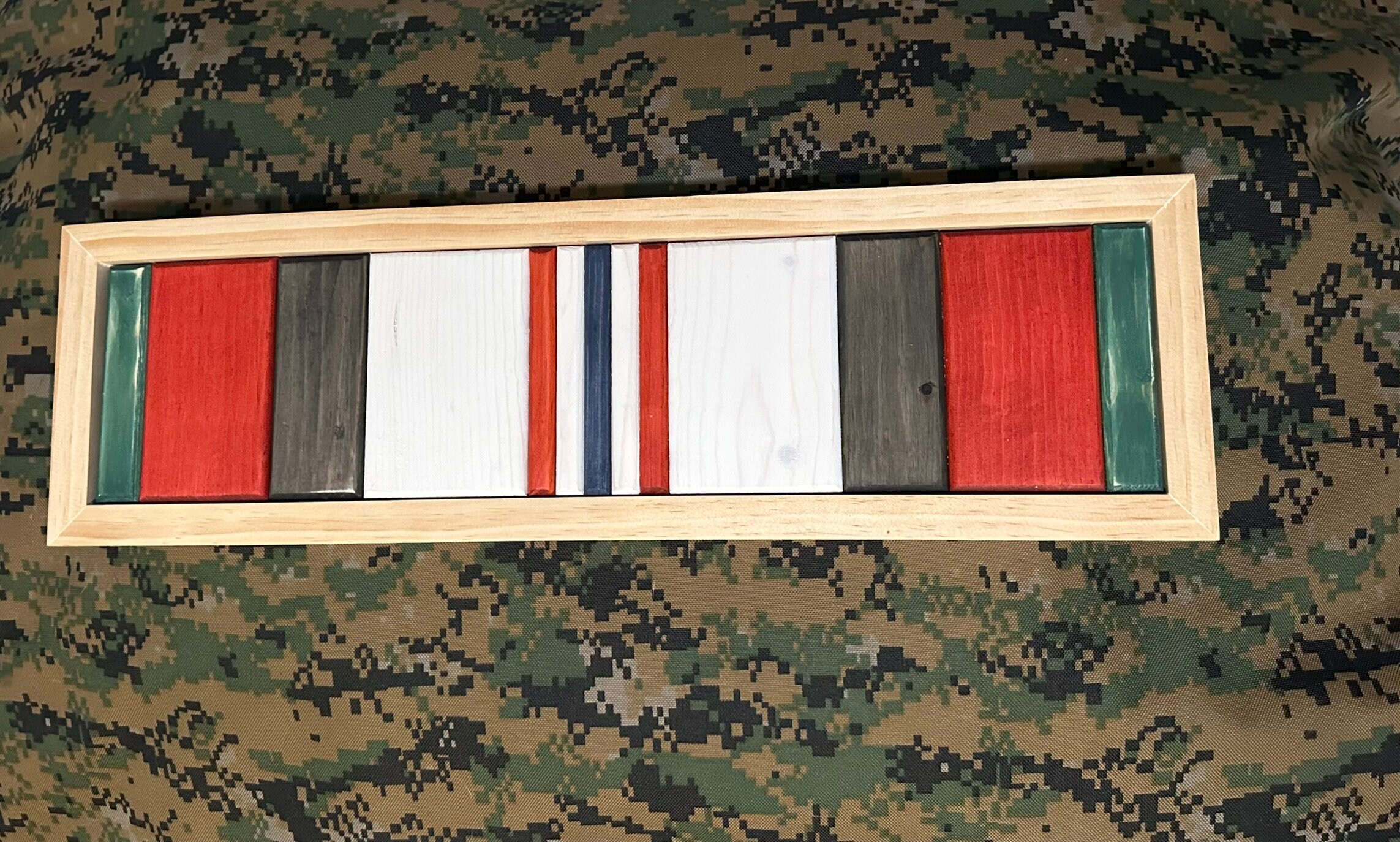 Afghanistan Campaign - Solid Wood Military Ribbon - Etsy