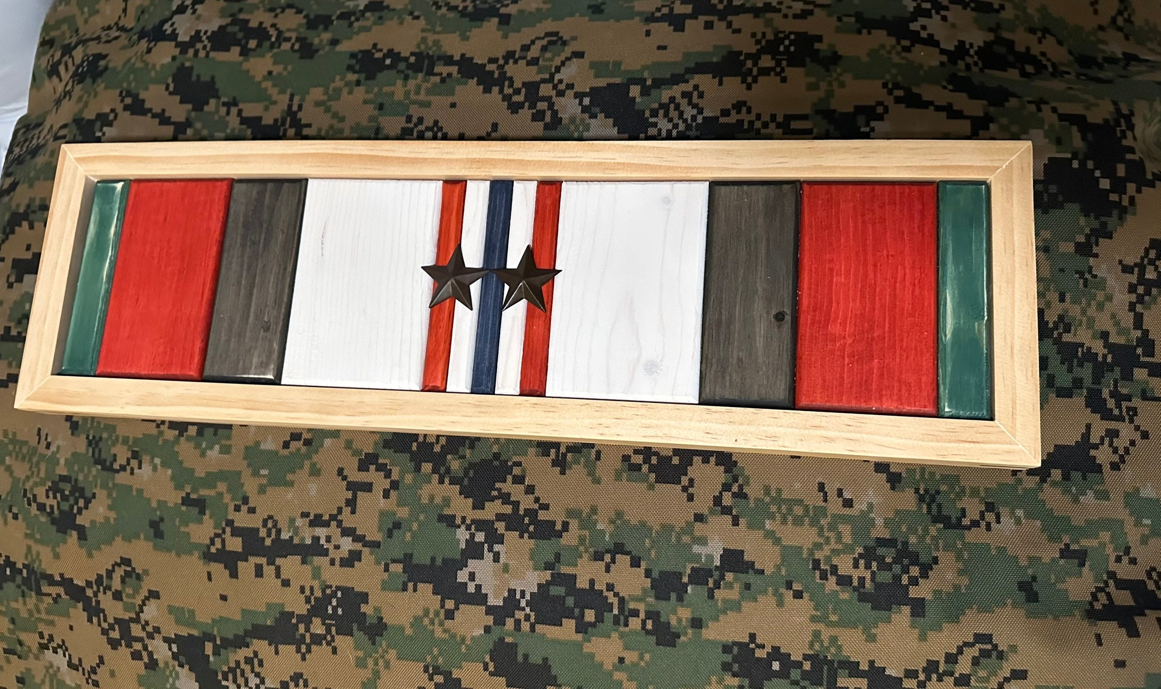 Afghanistan Campaign - Solid Wood Military Ribbon - Etsy
