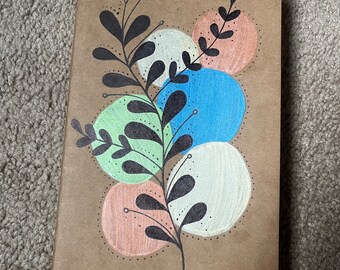 Journal With Hand Drawn Cover - Etsy