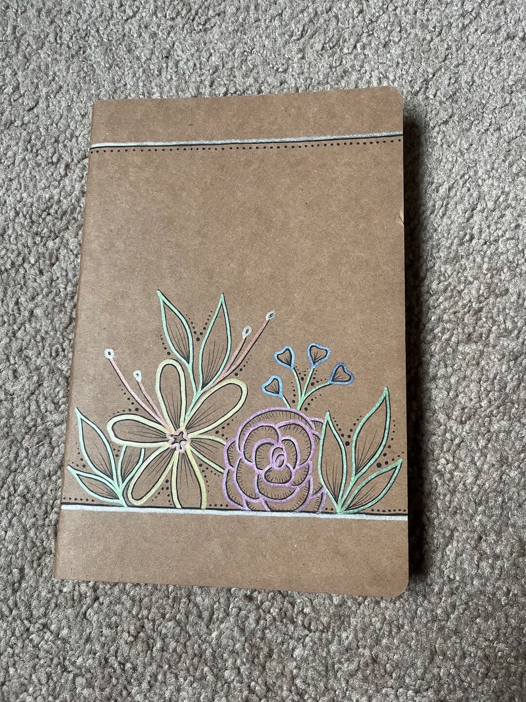 Journal With Hand Drawn Cover - Etsy