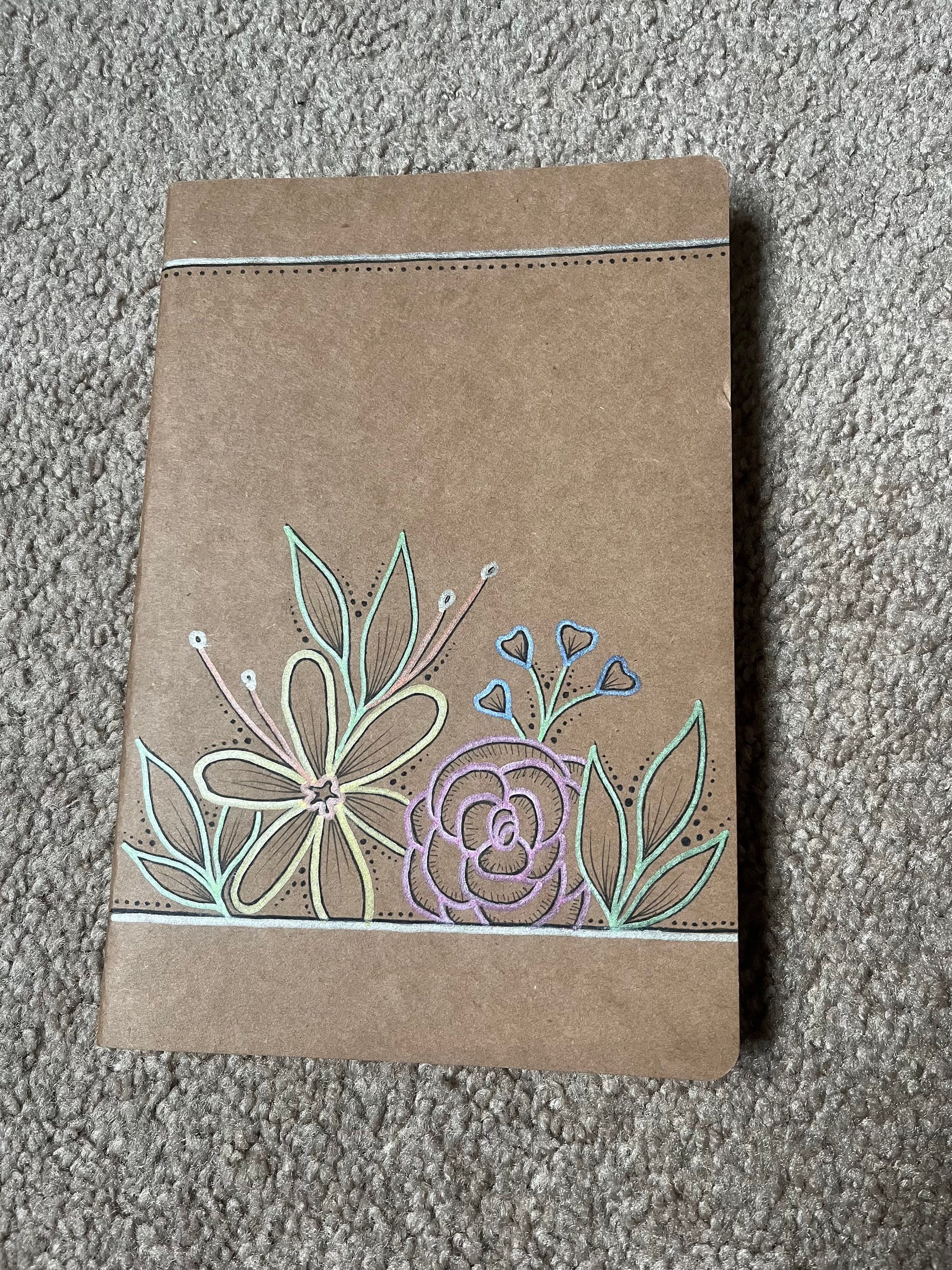 Journal With Hand Drawn Cover - Etsy