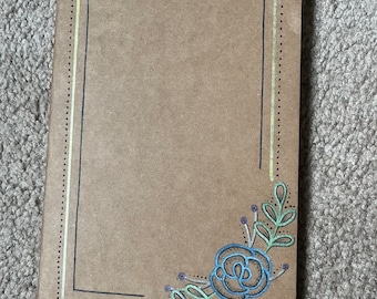 Journal With Hand Drawn Cover - Etsy