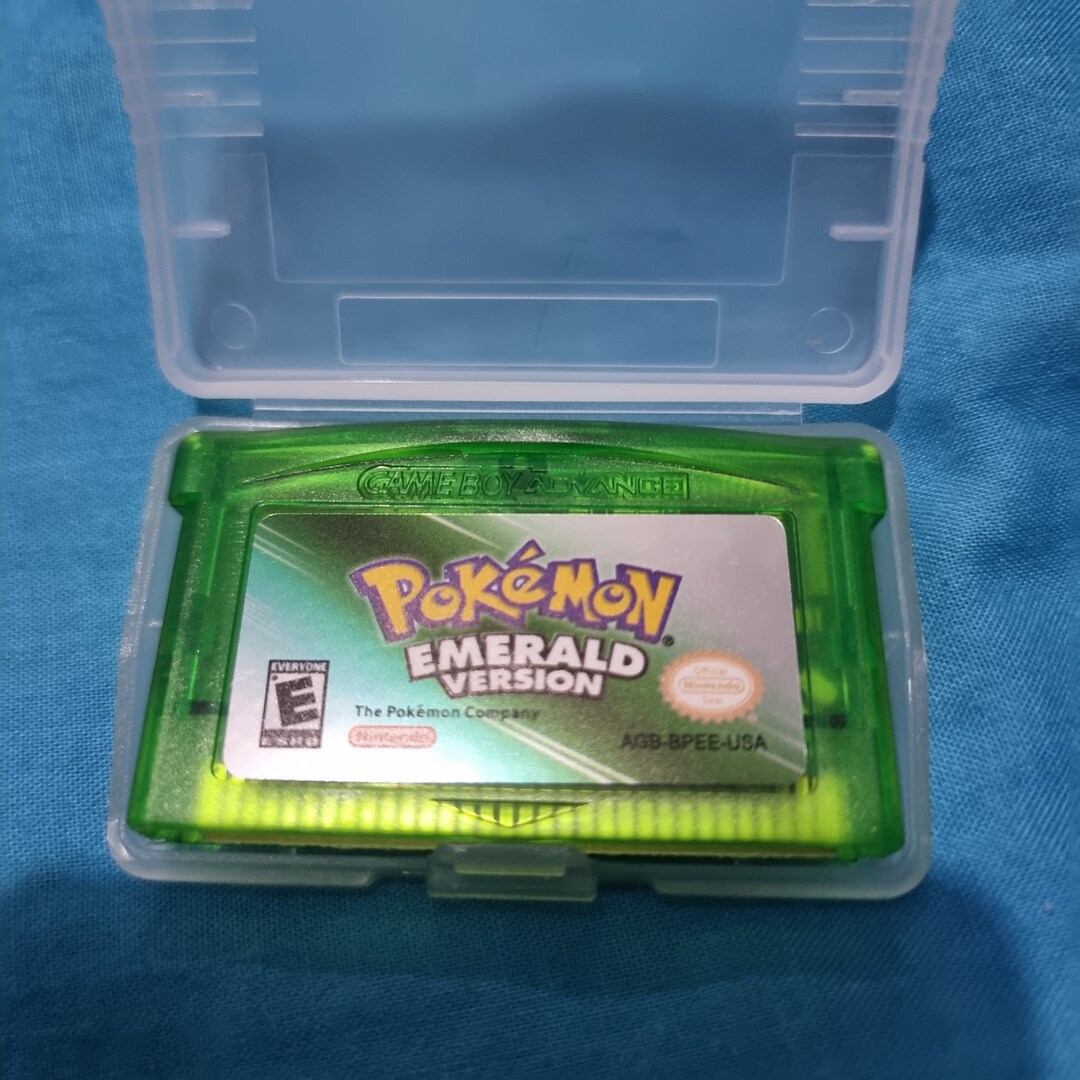 Pokemon Emerald Version Gameboy Advance Gba Video Game - Etsy