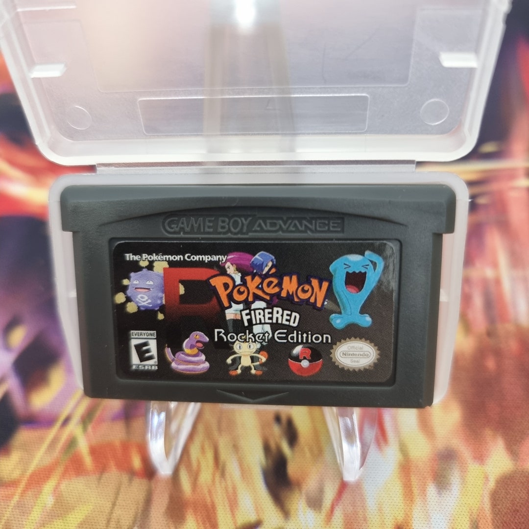 Pokemon Fire Red Rocket Edition Gameboy Advance Gba Rom Hack Fan Made ...