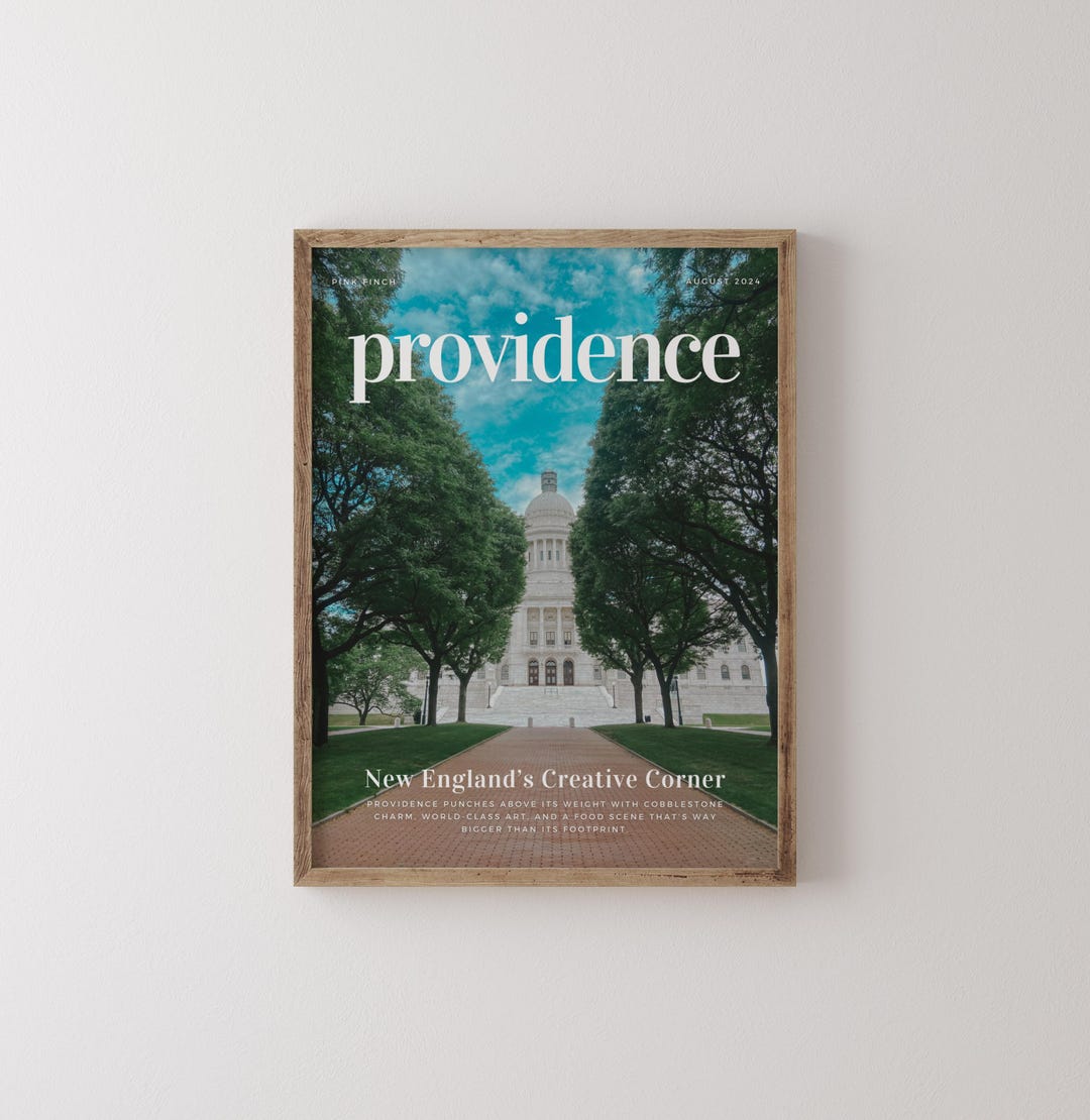 Providence Rhode Island Wall Art – Cityscape Print, New England ...