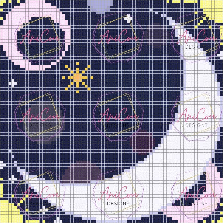 Moon Mosaic Design Bundle - Etsy