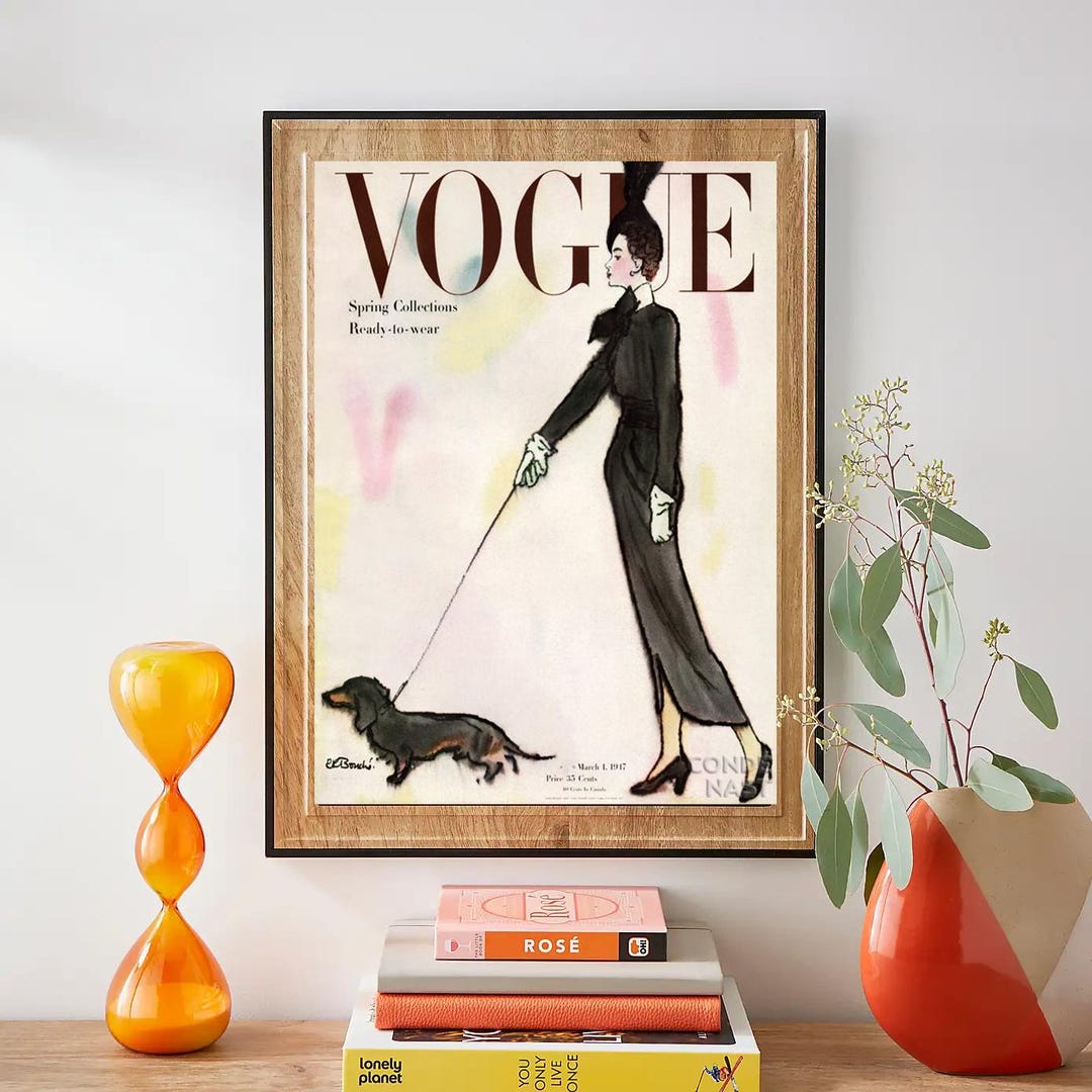 A4 Size Poster Vogue Magazin Poster Fashion Magazine Poster - Etsy