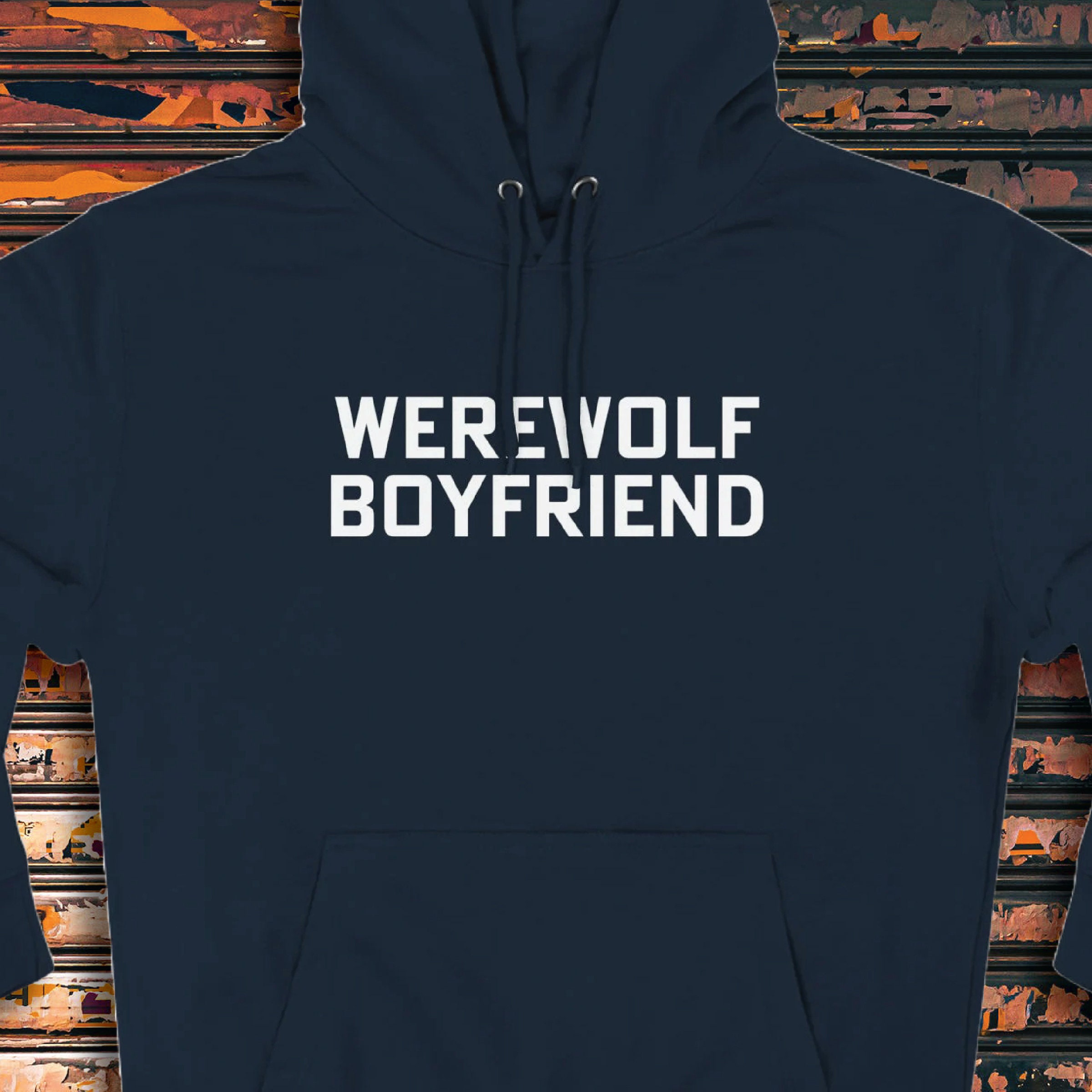 Werewolf Boyfriend Athletic Hoodie, Monster Lover Workout Gear - Etsy