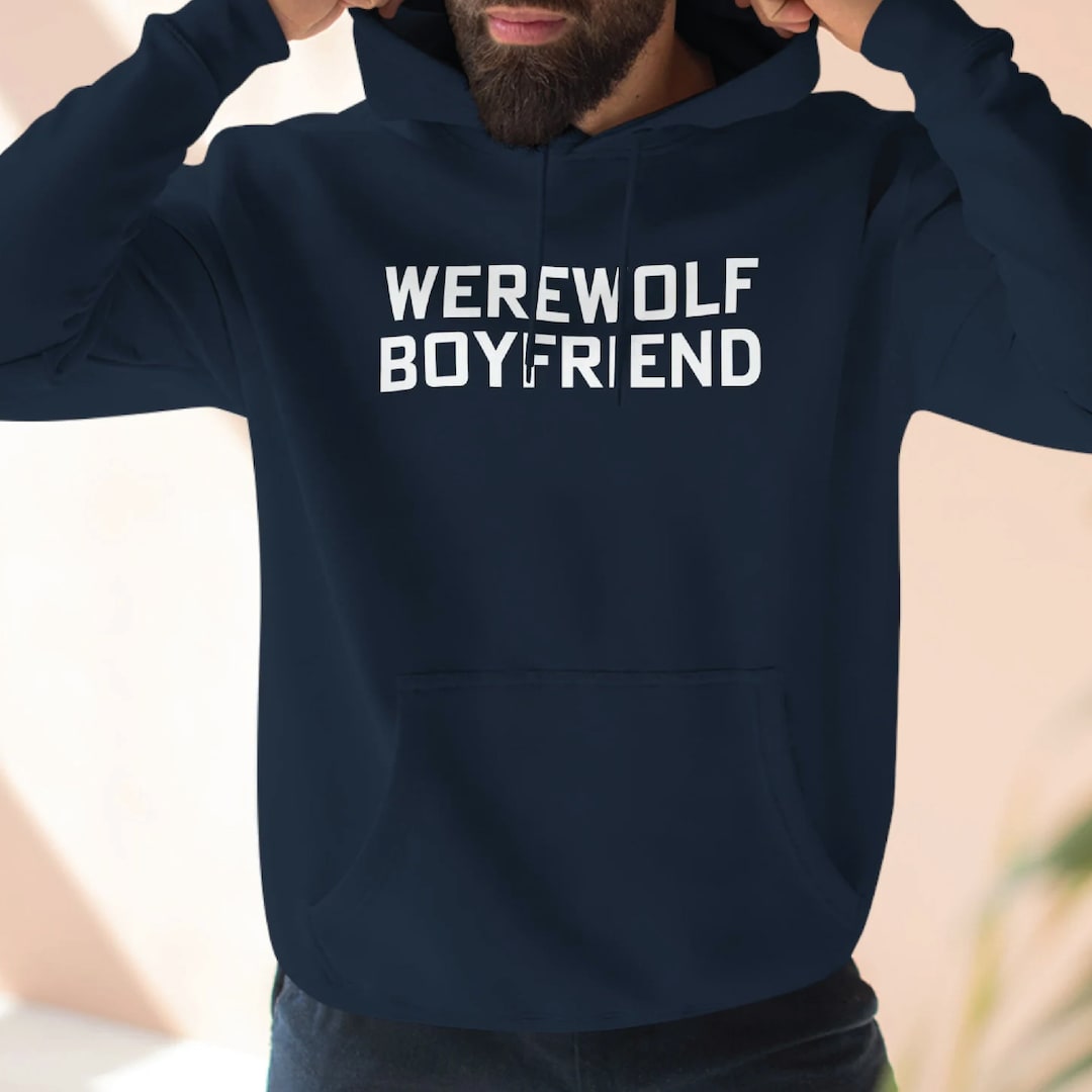 Werewolf Boyfriend Athletic Hoodie, Monster Lover Workout Gear - Etsy