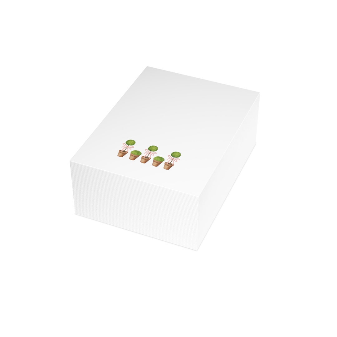 Boxwood Topiary Postcard Bundles (envelopes Included) - Etsy