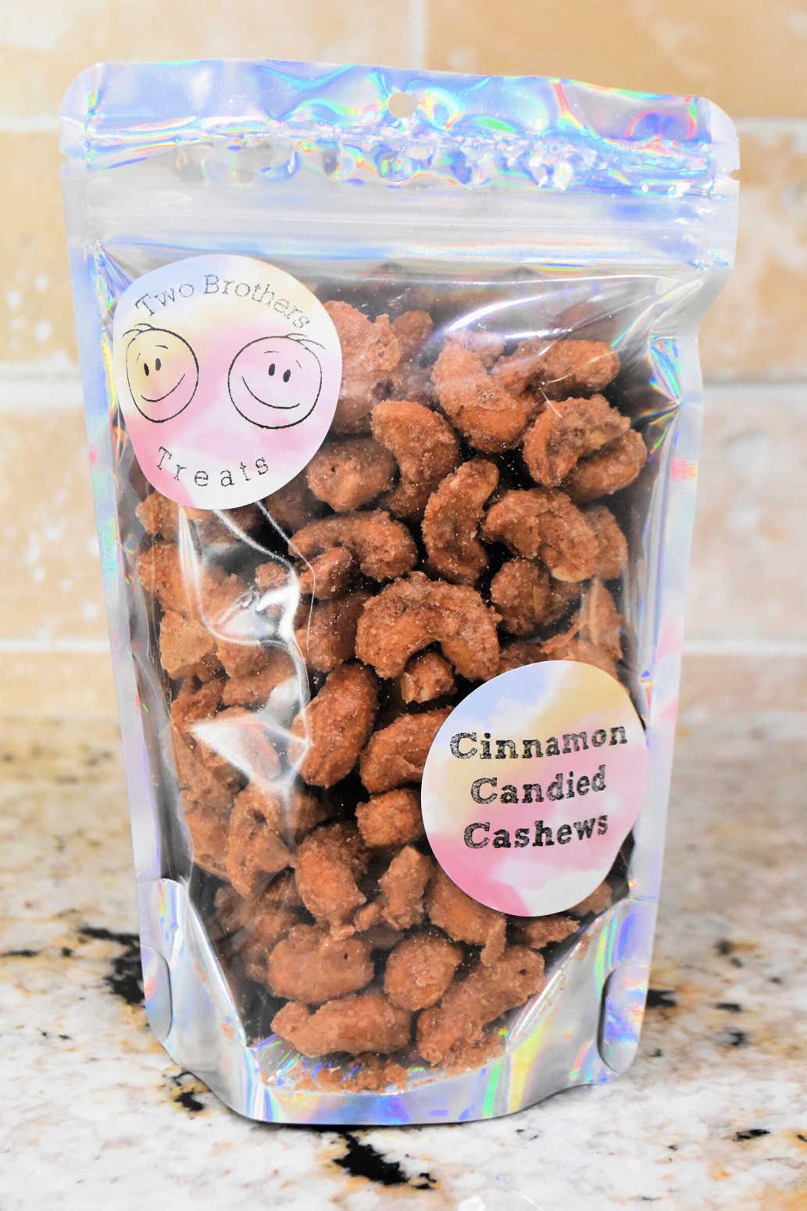 Cinnamon Sugar Candied Cashews, Cashews, Cinnamon Roasted Nuts, Nuts ...