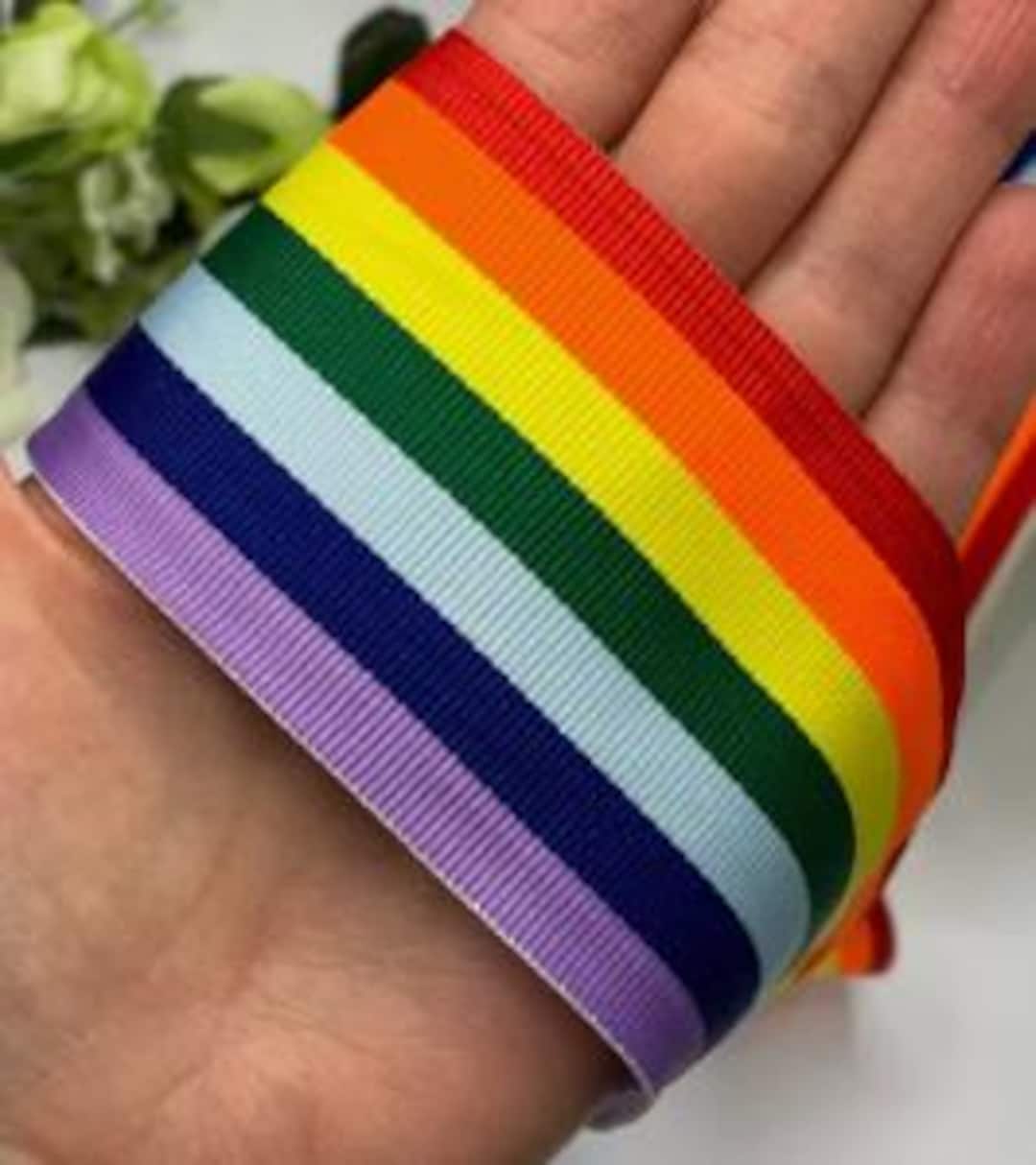 Extra Wide Rainbow Ribbon Pride Parade Event Wedding Car Sash - Etsy