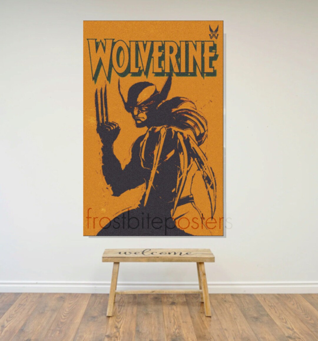Wolverine Poster for Bedroom Wall Decor Digital Download Superhero X ...