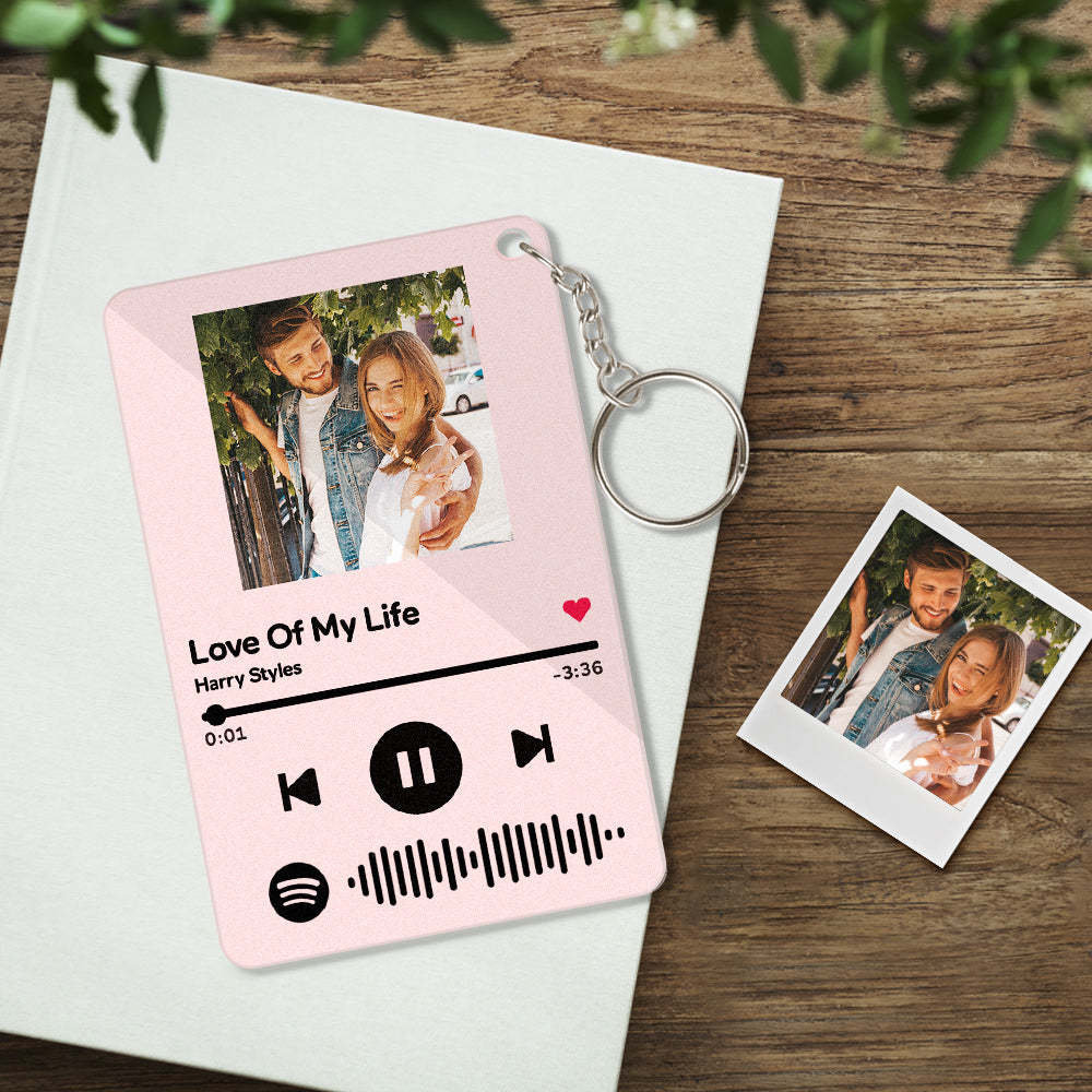 Custom Keychains Scannable Spotify Code Colorful Acrylic Music Gifts - Etsy