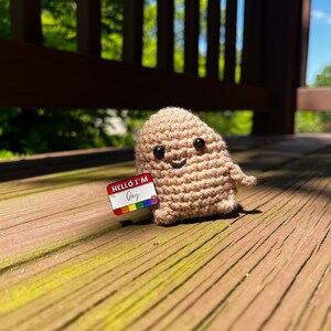 Pride Positive Potato | Handmade Crochet Potato Plushie | Trans, Bi ...