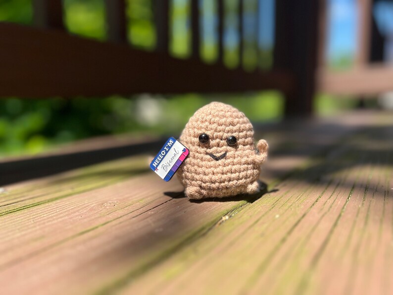 Pride Positive Potato Handmade Crochet Potato Plushie Trans, Bi ...