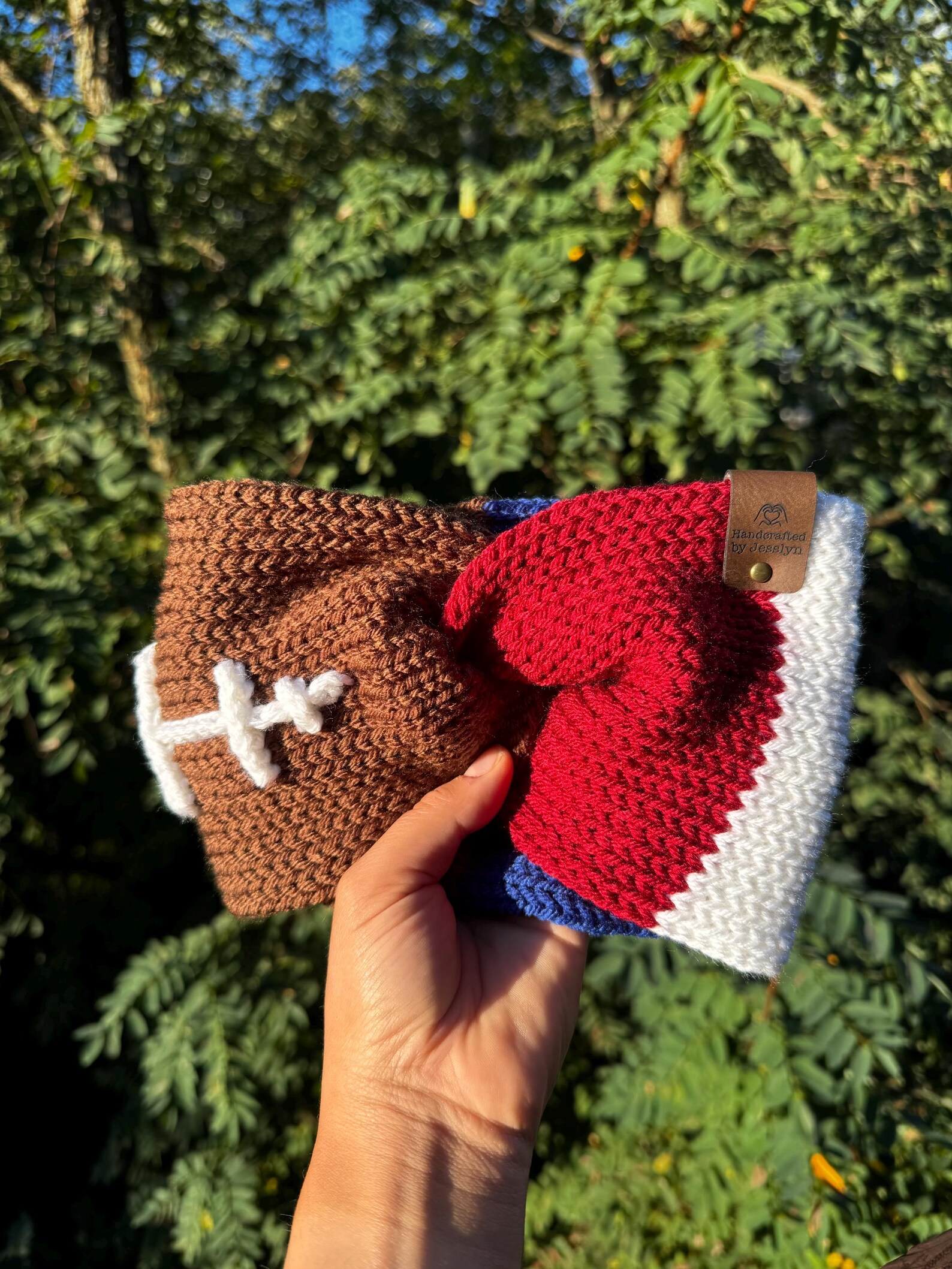 Football Team Color Ear Warmer, NFL, College, High School - Etsy
