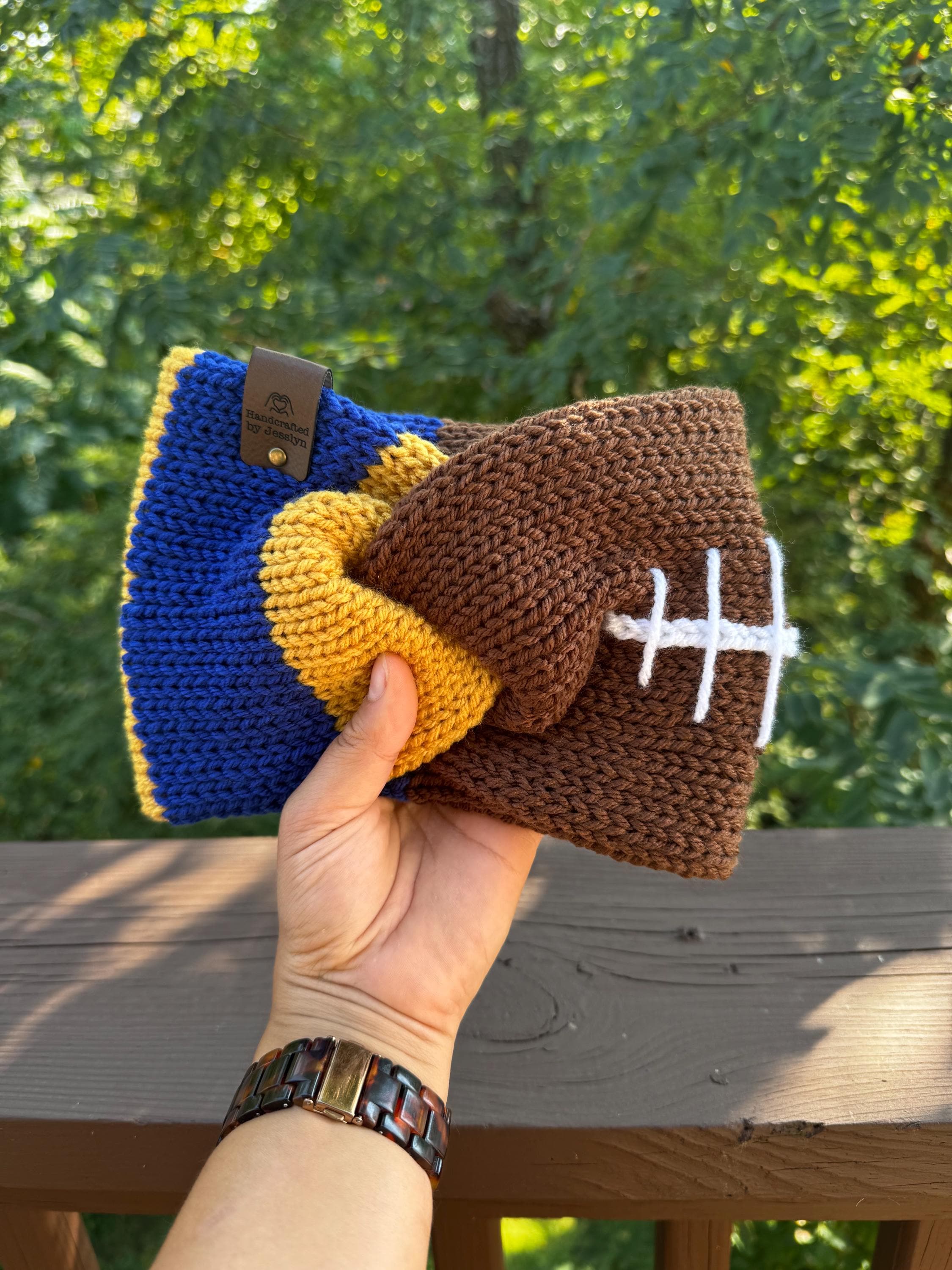 Football Team Color Ear Warmer, NFL, College, High School - Etsy