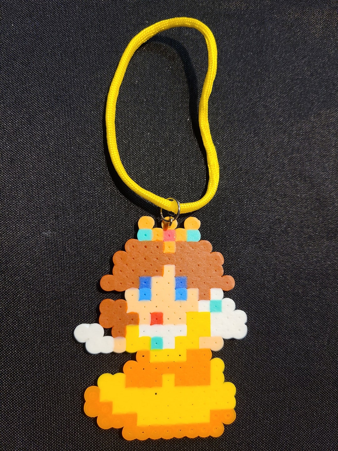 Princess Daisy Perler Bead Sprite / Ornament - Etsy