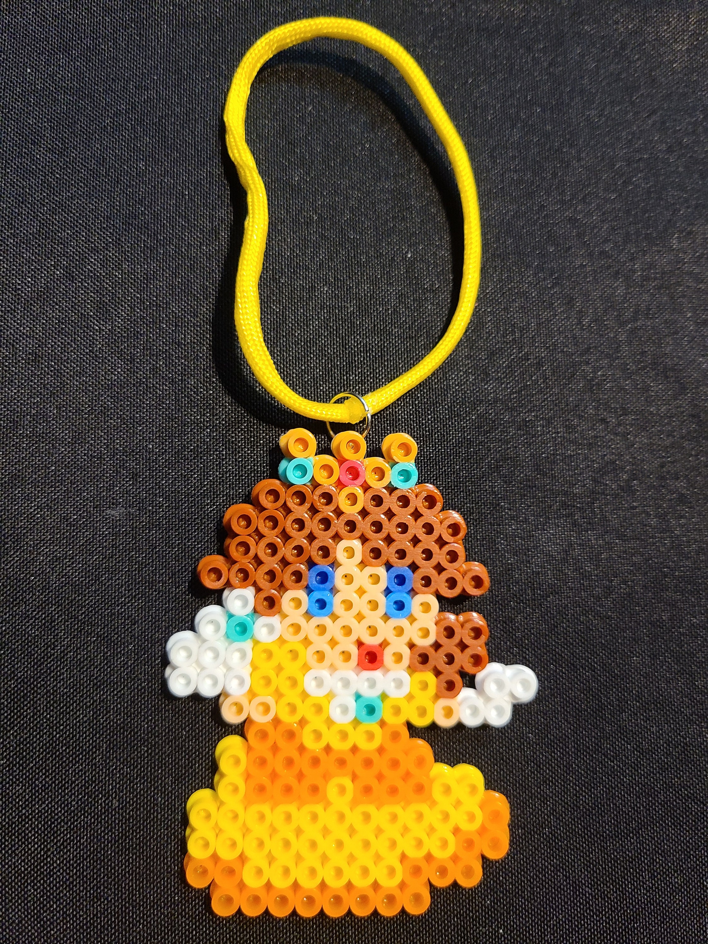 Princess Daisy Perler Bead Sprite / Ornament - Etsy