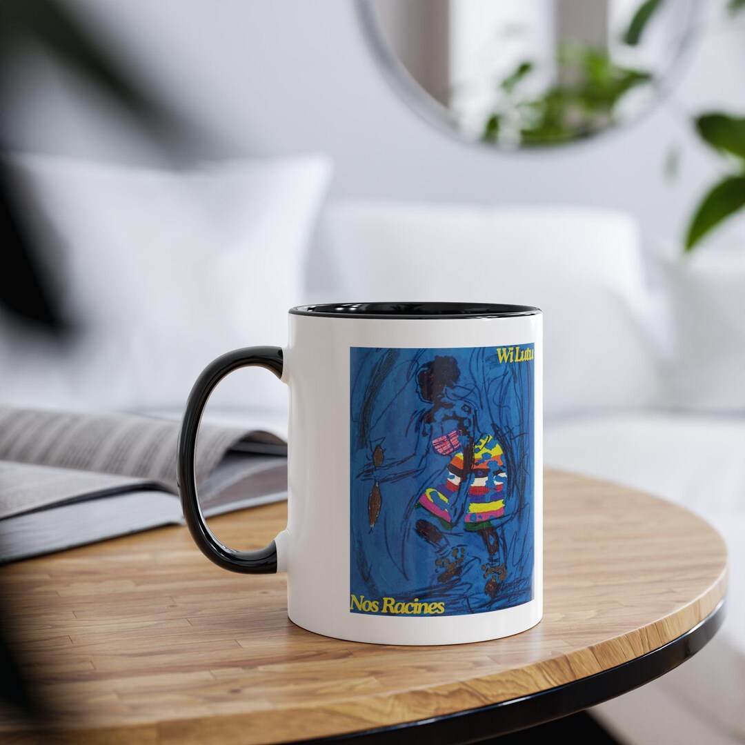 Wi Lutu, Nos Racines Our Roots Two-tone Coffee Mugs, 11oz - Etsy