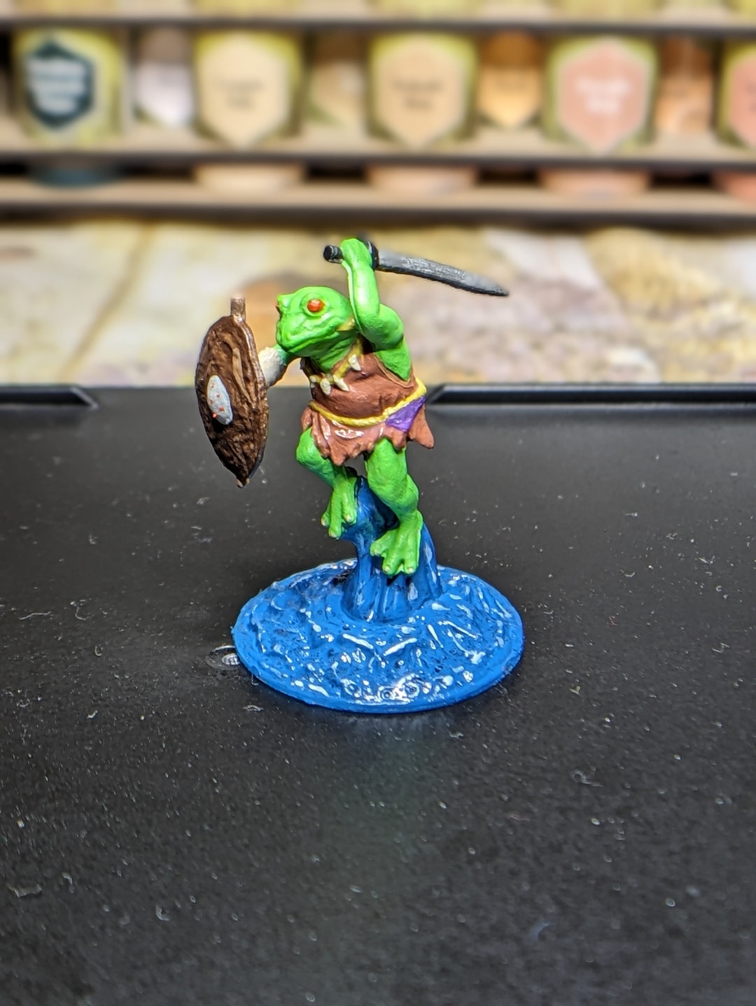 Wizkids Bullywug Dnd Hand Painted Mini Figure - Etsy