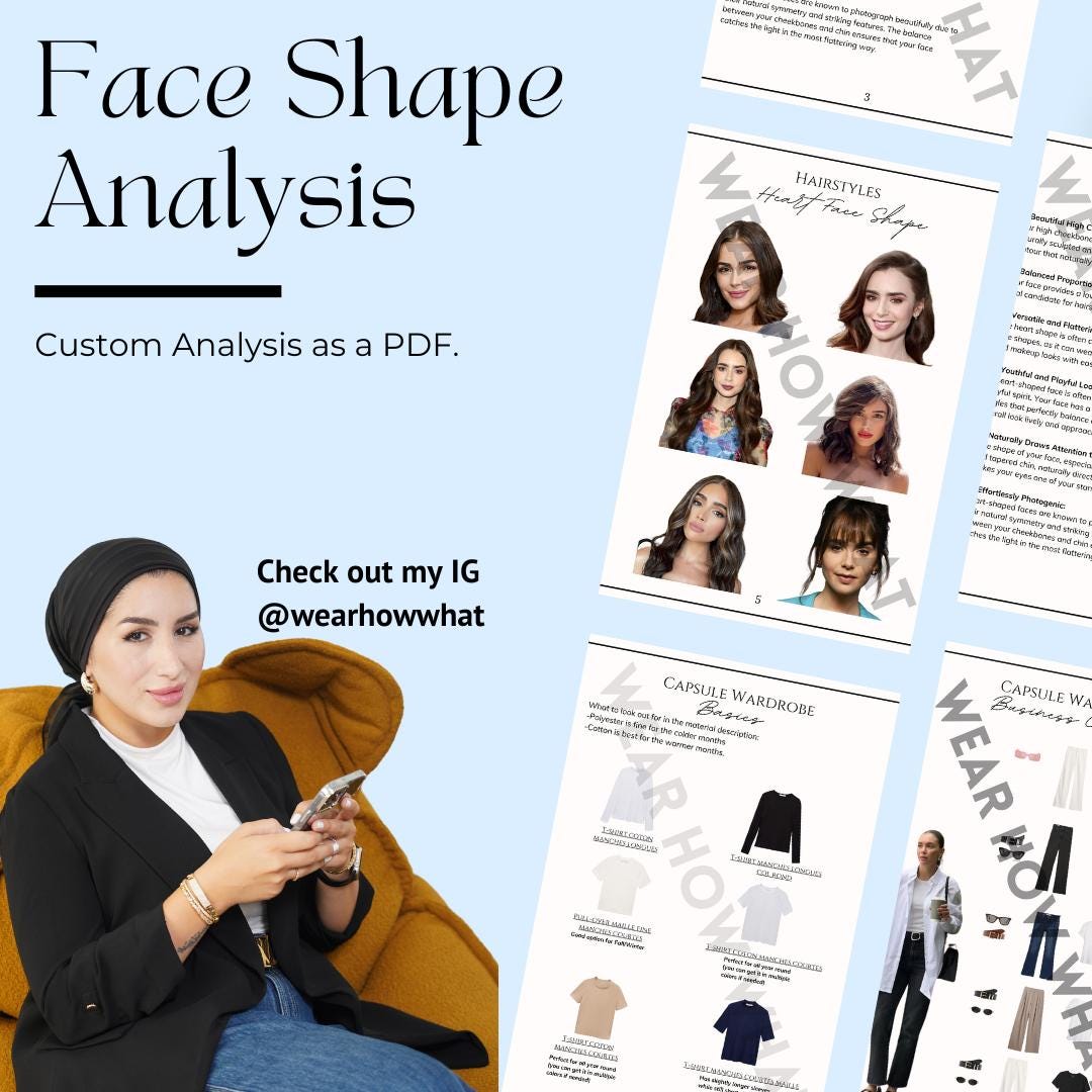Custom Face Shape Analysis Personalized Styling Guide for Hairstyles ...