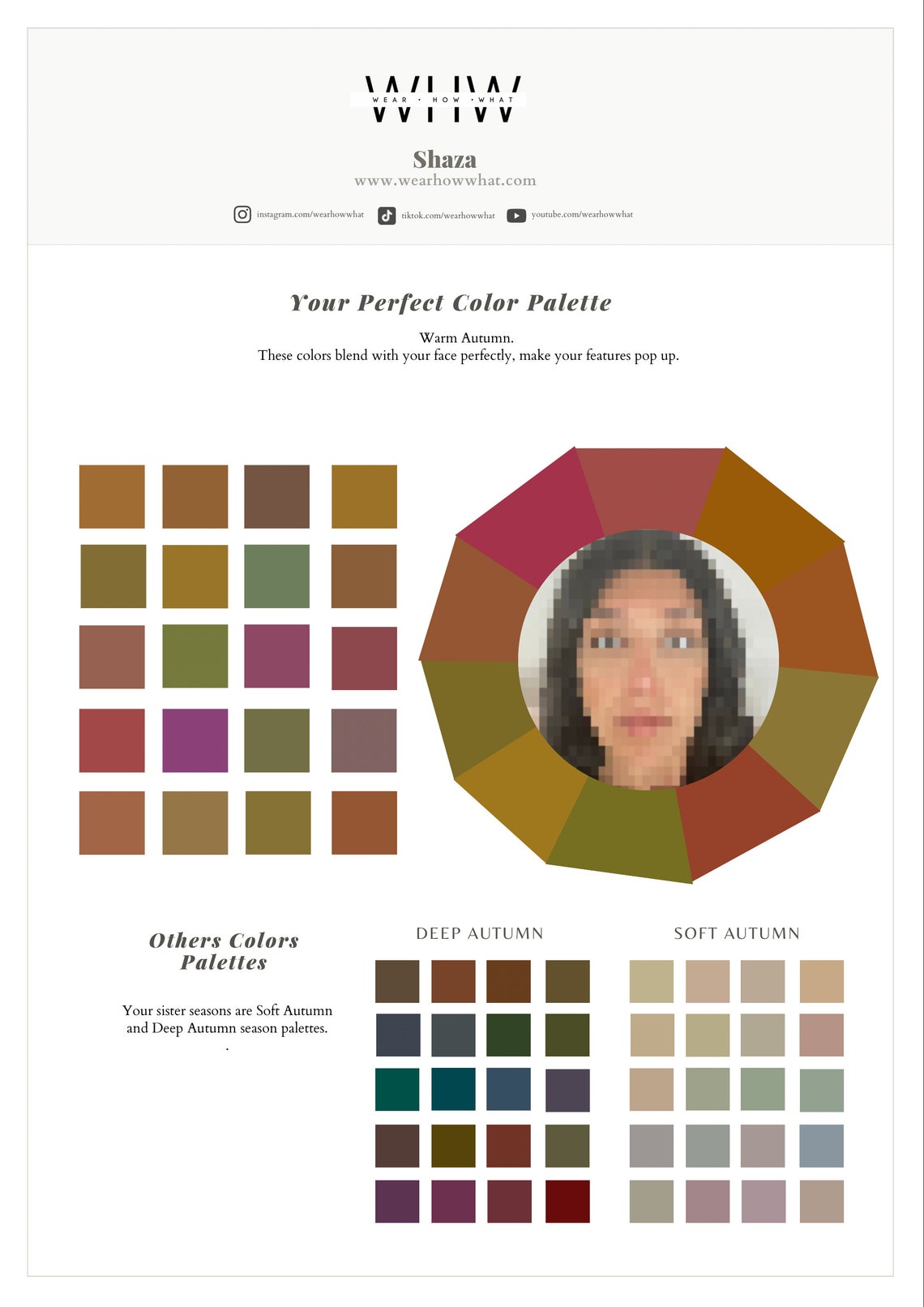 Your Best Colors Your Virtual Color Analysis Report - Etsy