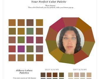 Your Best Colors Your Virtual Color Analysis Report - Etsy