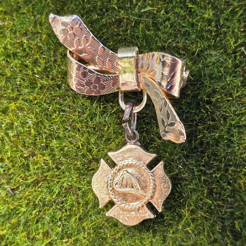 Firefighter Charm - Etsy