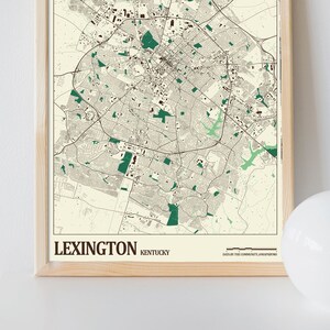 Lexington Street Map - Etsy
