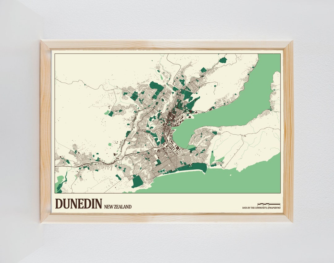 Dunedin Street Map - Etsy