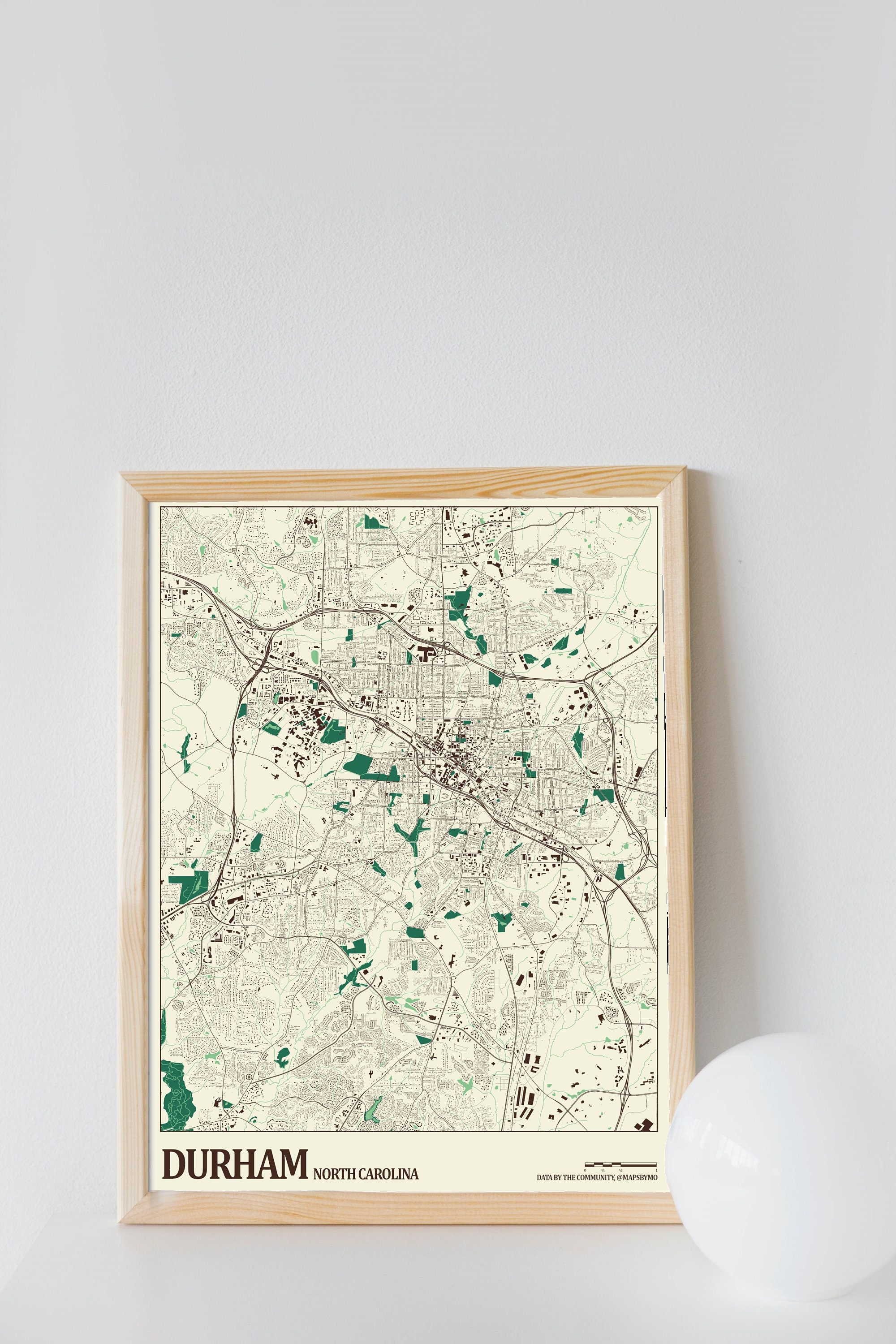Durham Street Map - Etsy