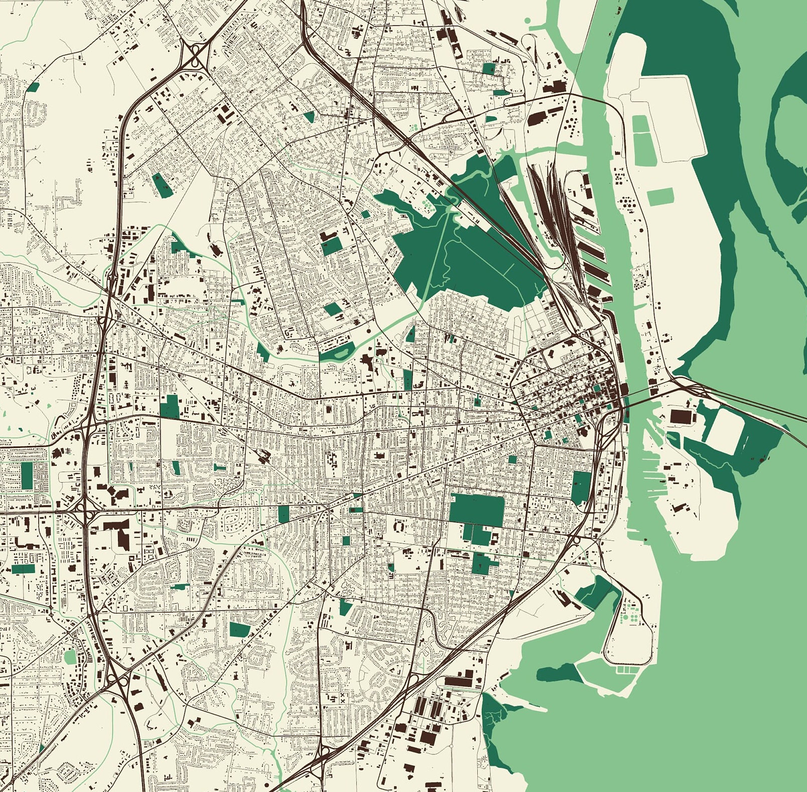 Mobile Street Map - Etsy