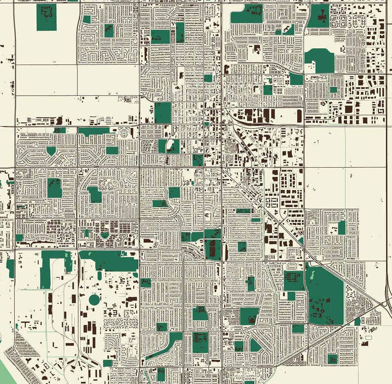 Oxnard Street Map - Etsy