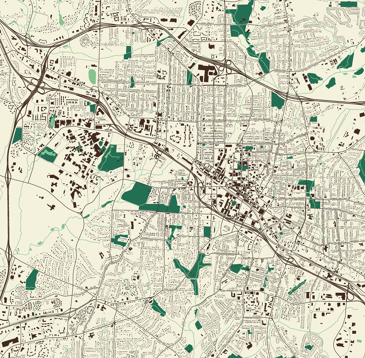 Durham Street Map - Etsy