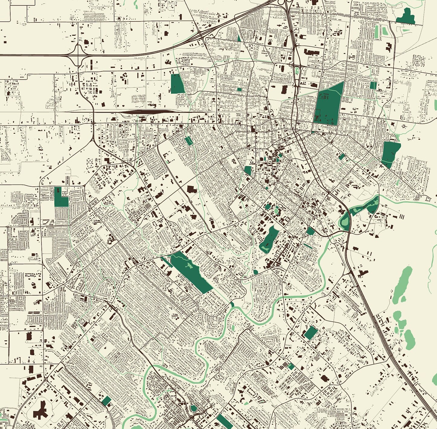 Lafayette Street Map - Etsy