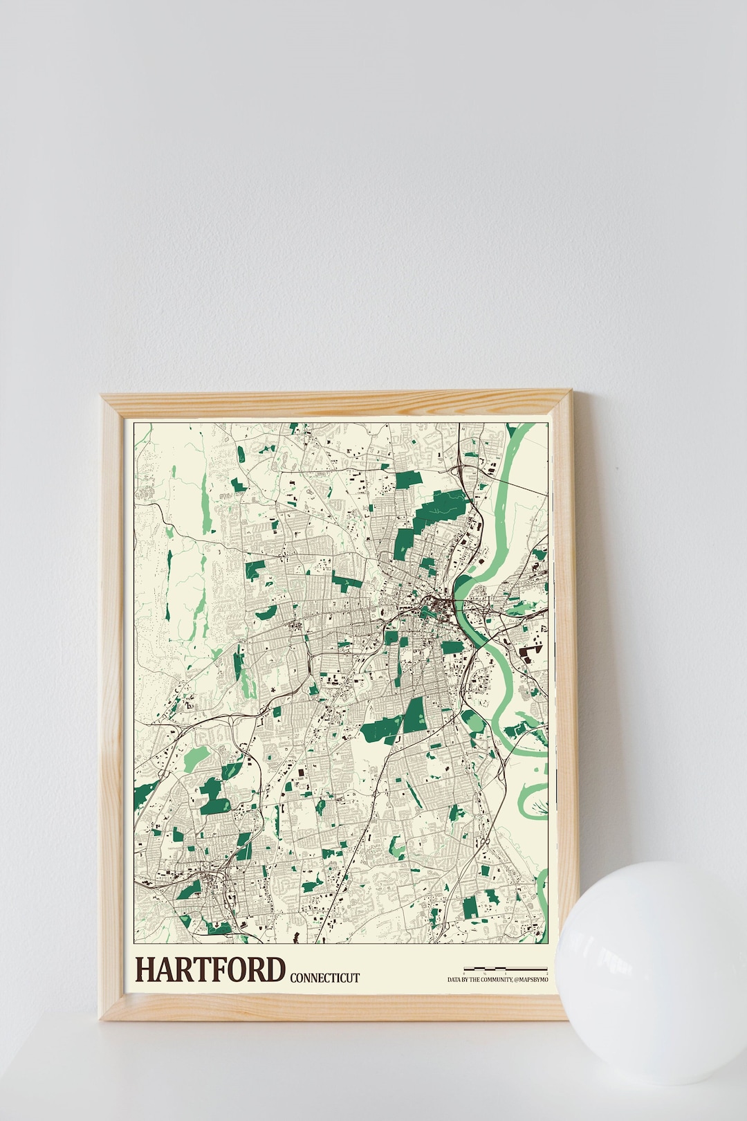 Hartford Street Map - Etsy