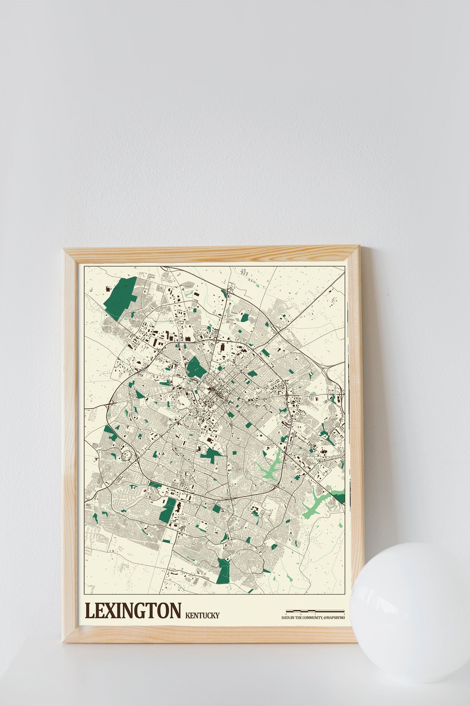 Lexington Street Map - Etsy
