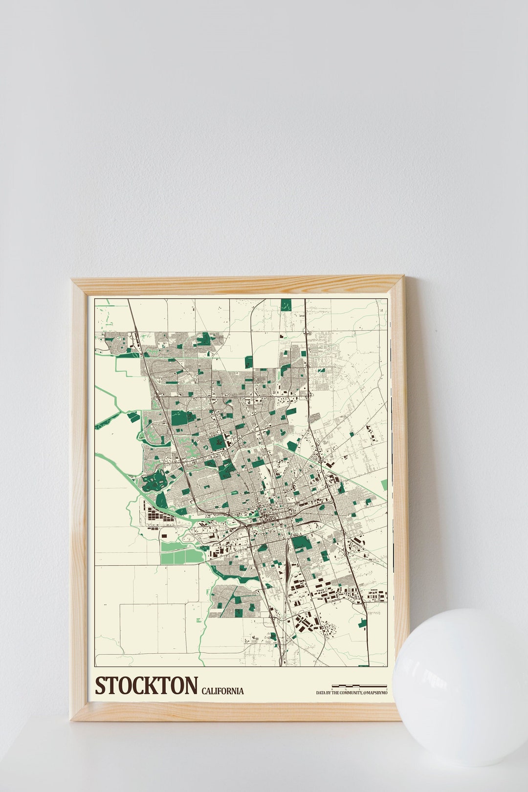 Stockton Street Map - Etsy