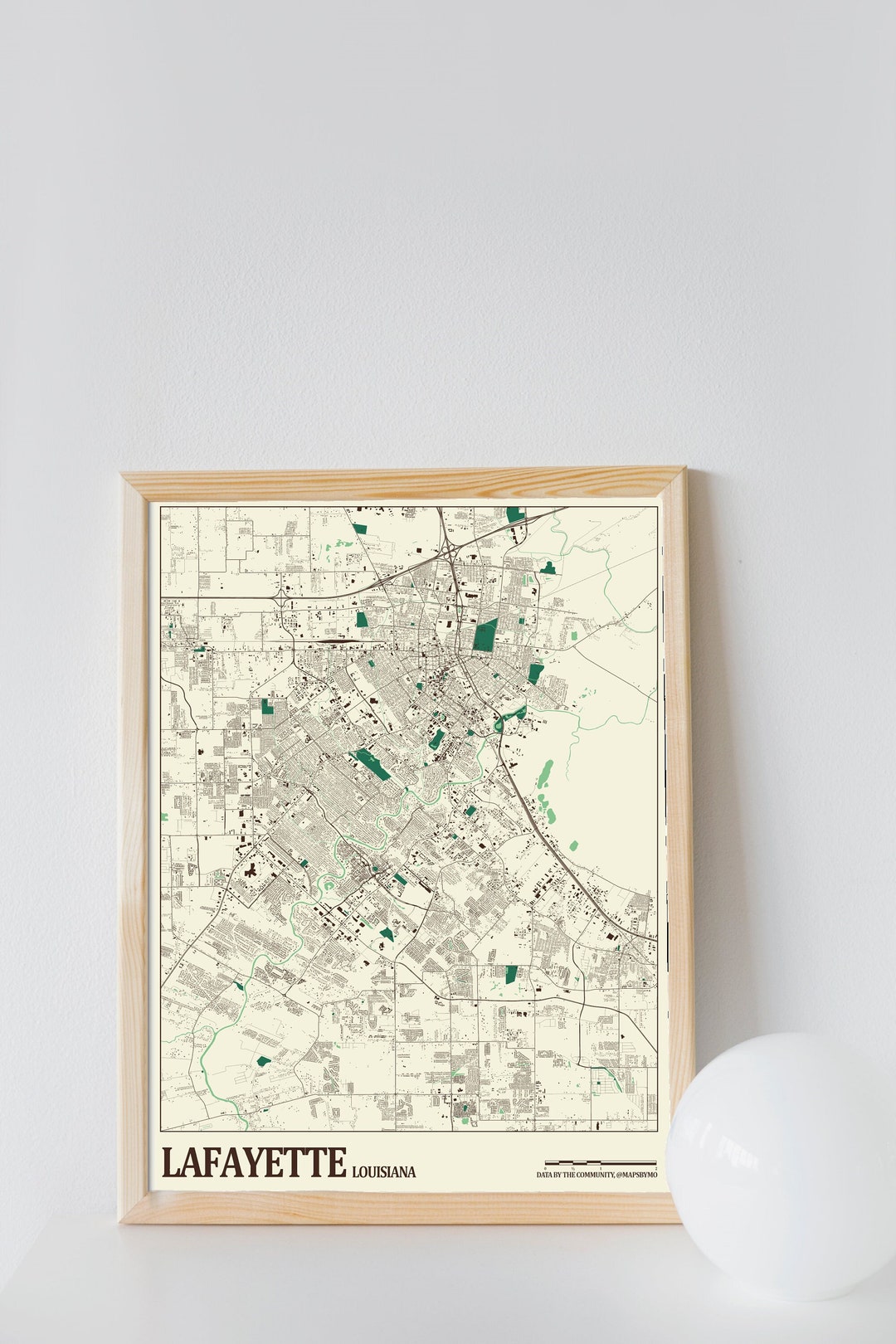 Lafayette Street Map - Etsy
