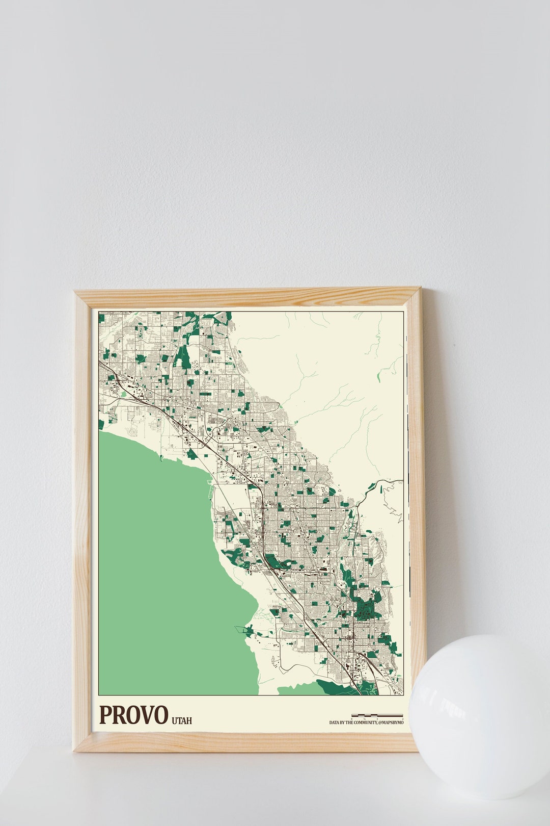 Provo Street Map - Etsy