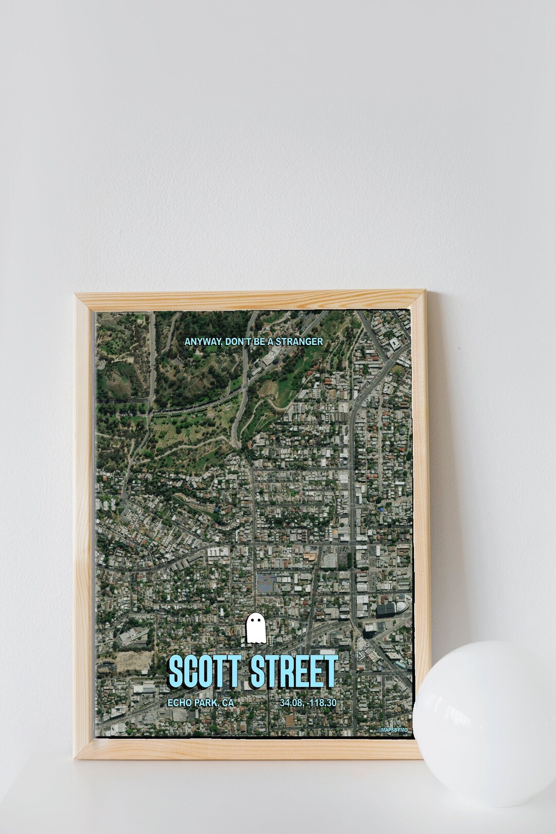 Scott Street Map - Etsy