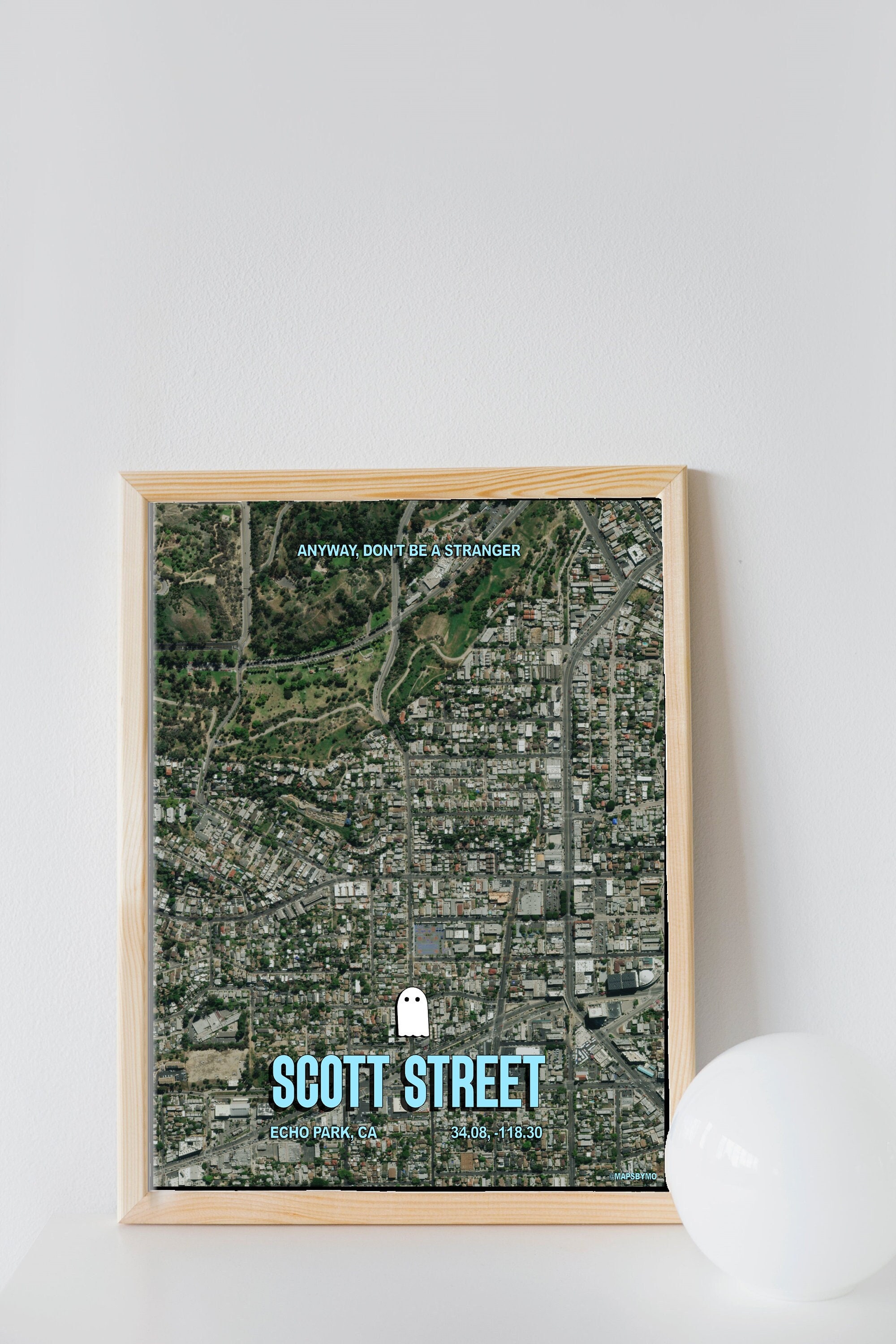 Scott Street Map - Etsy