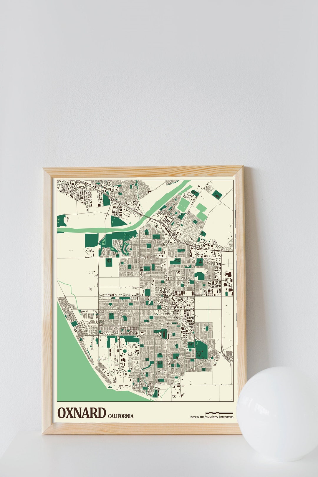 Oxnard Street Map - Etsy