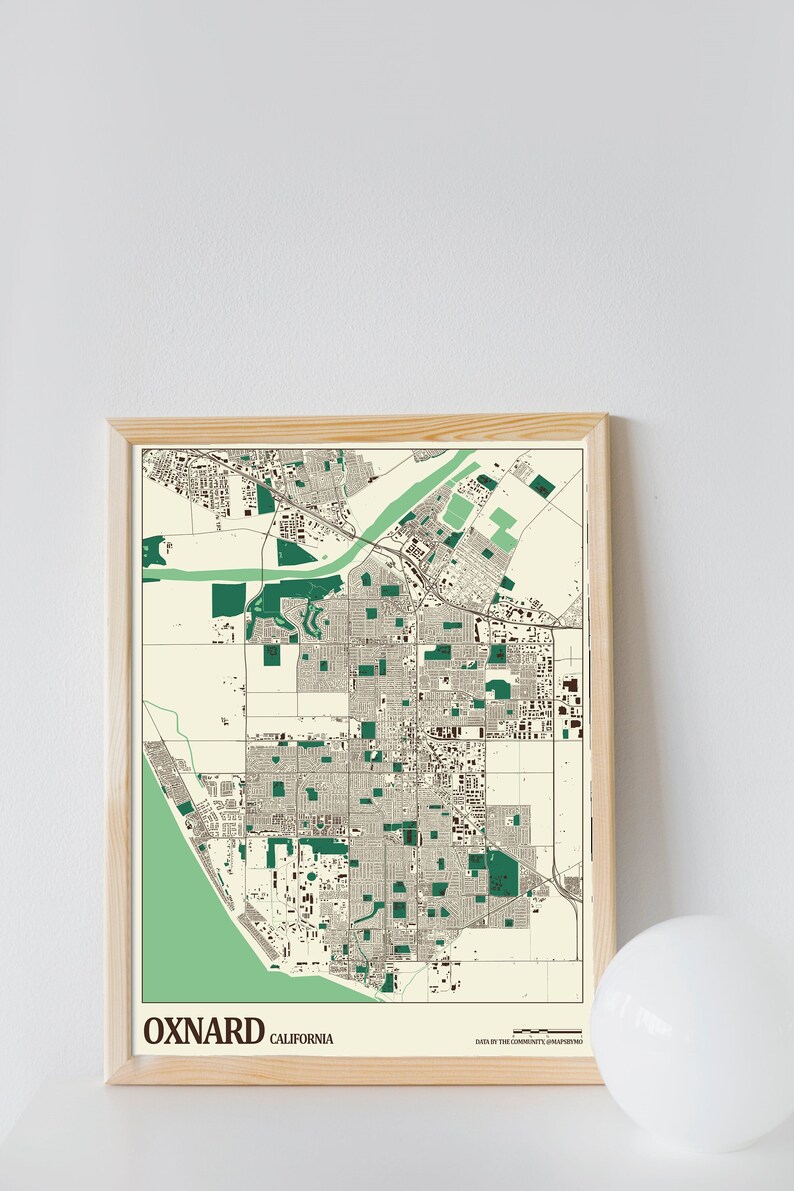 Oxnard Street Map - Etsy